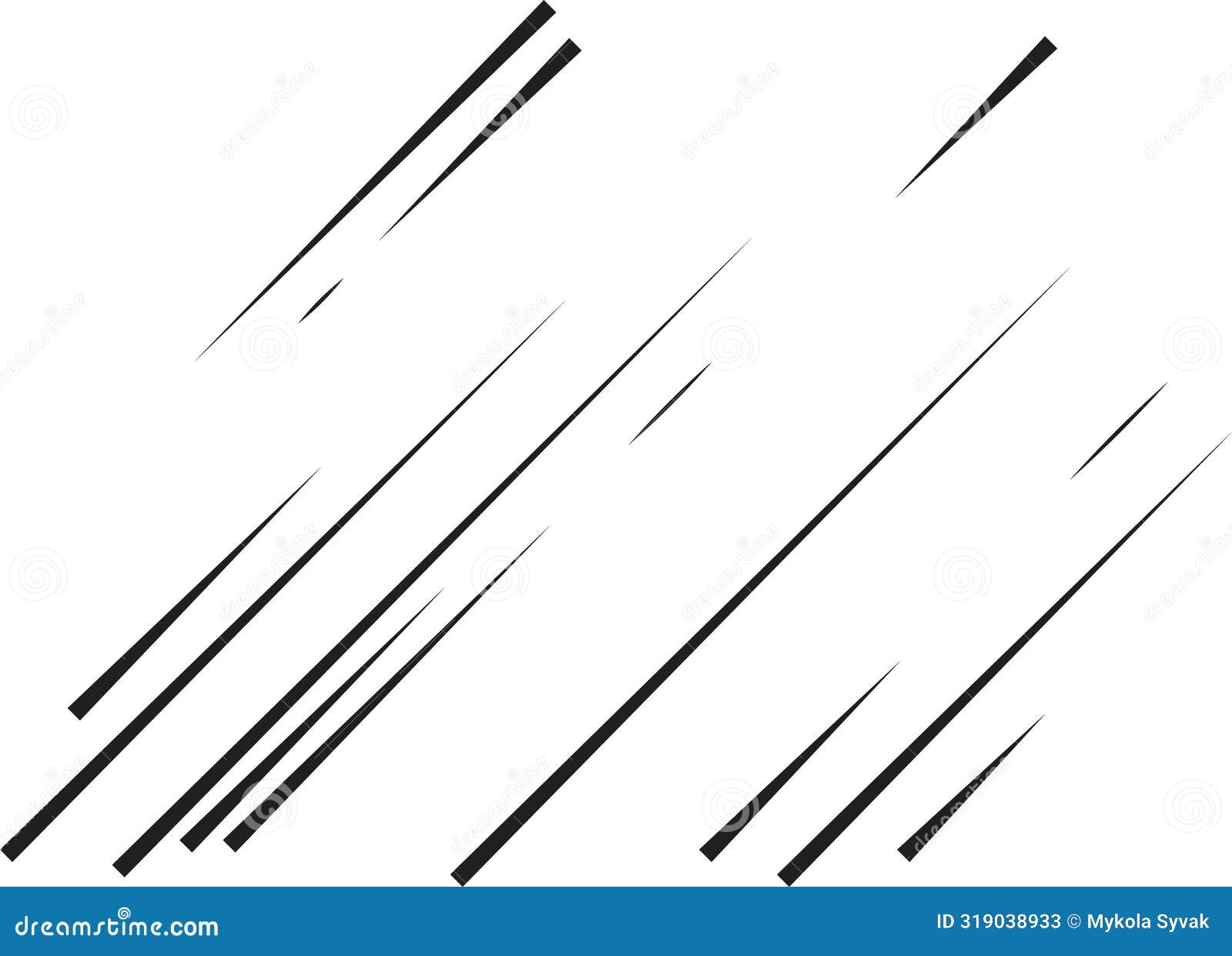 Anime and Manga Speed Action Lines Stock Vector - Illustration of ...