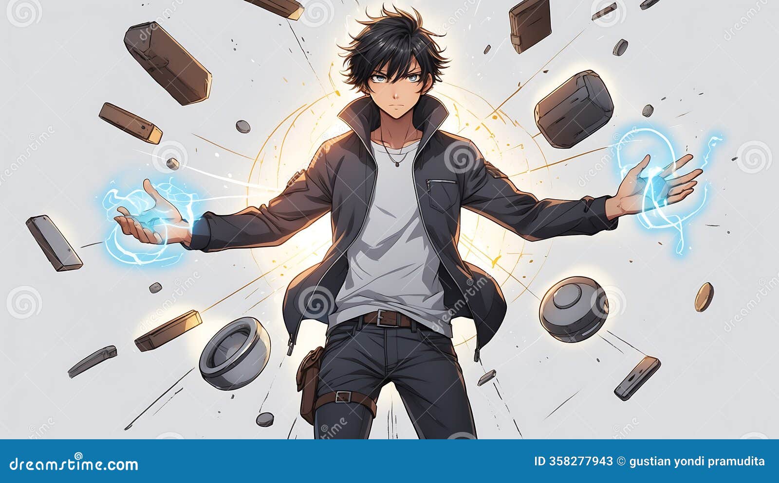 Kinetic Energy Line Icons Collection. Motion, Velocity, Force, Work ...