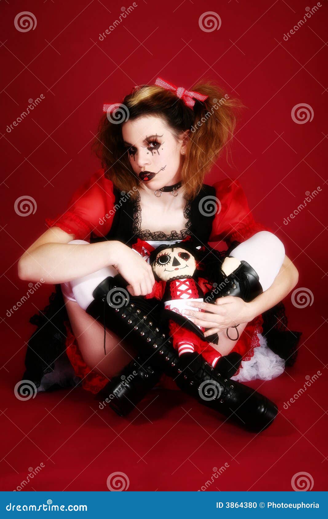 Anime Style Portrait stock photo. Image of beautiful, conceptual - 3864380