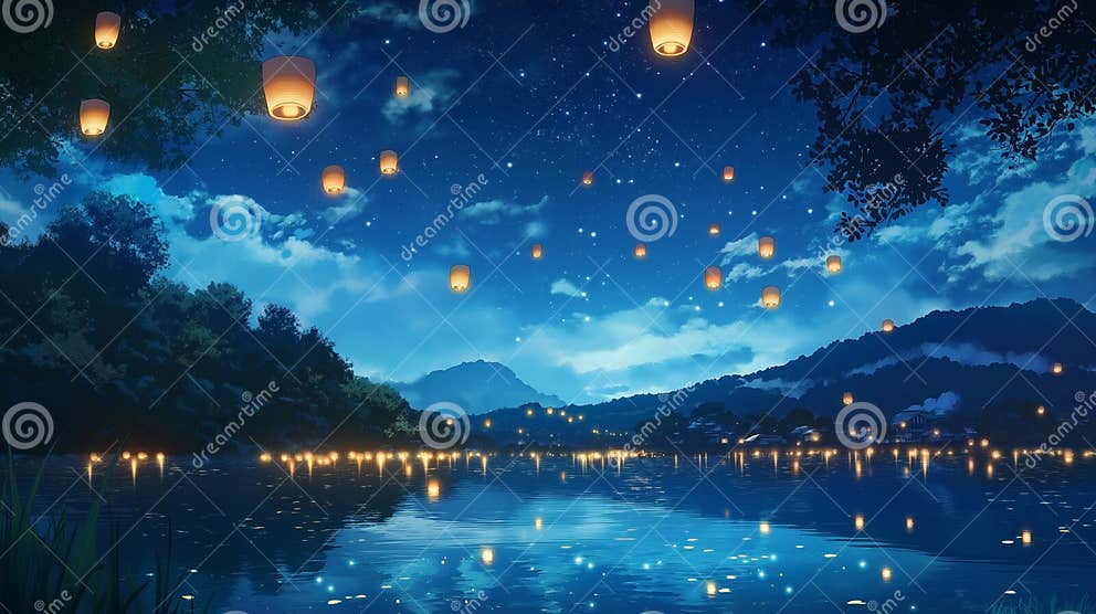 Anime theme for background stock photo. Image of background - 340769248