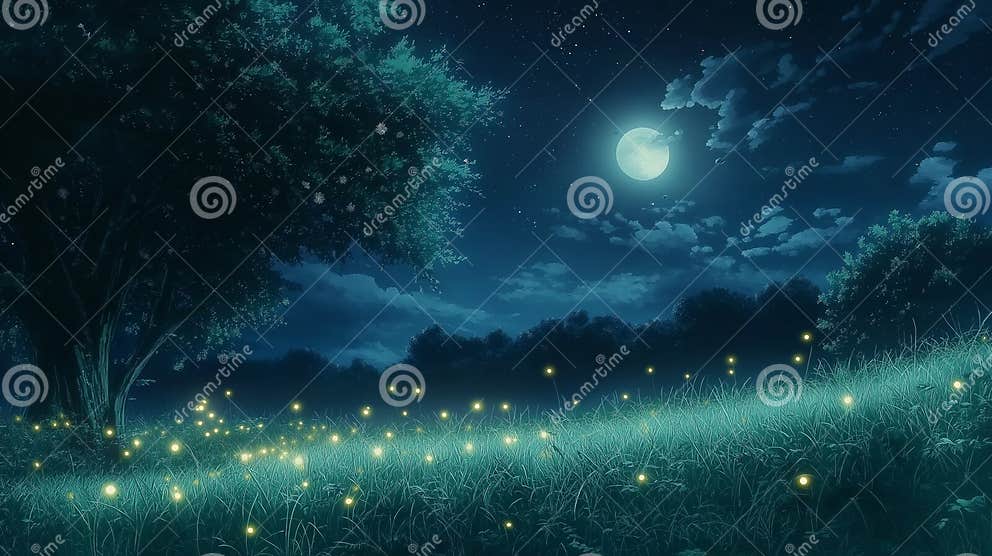 Anime Theme of the Background Stock Photo - Image of outdoor, landscape ...
