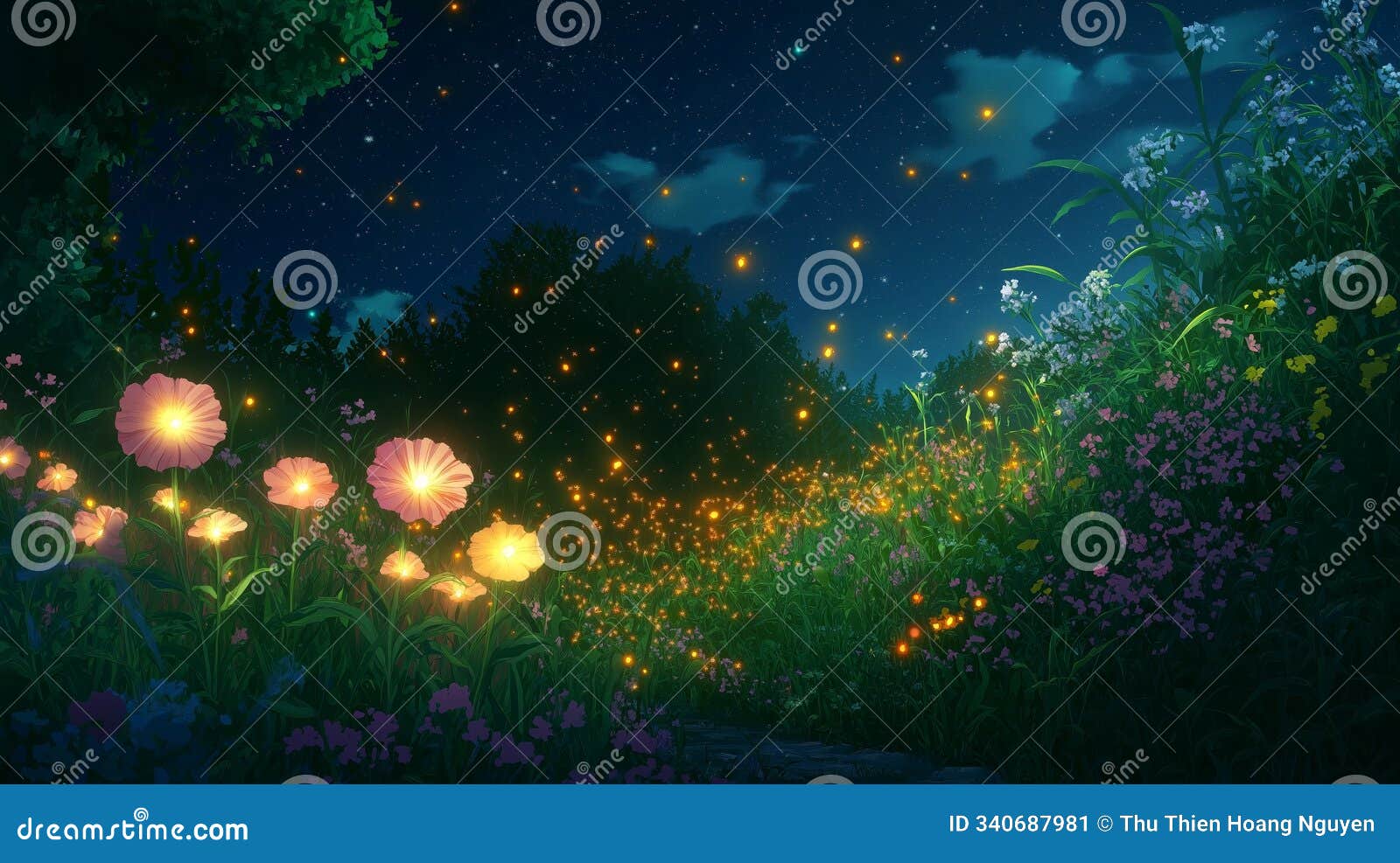 Anime Theme of the Background Stock Image - Image of sparkle, wallpaper ...