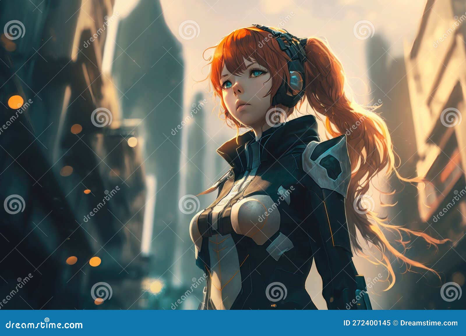 Anime Wallpapers. AI Generated Stock Illustration - Illustration of ...