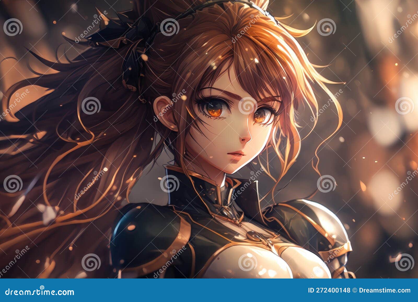 Anime Wallpapers. AI Generated Stock Illustration - Illustration of ...