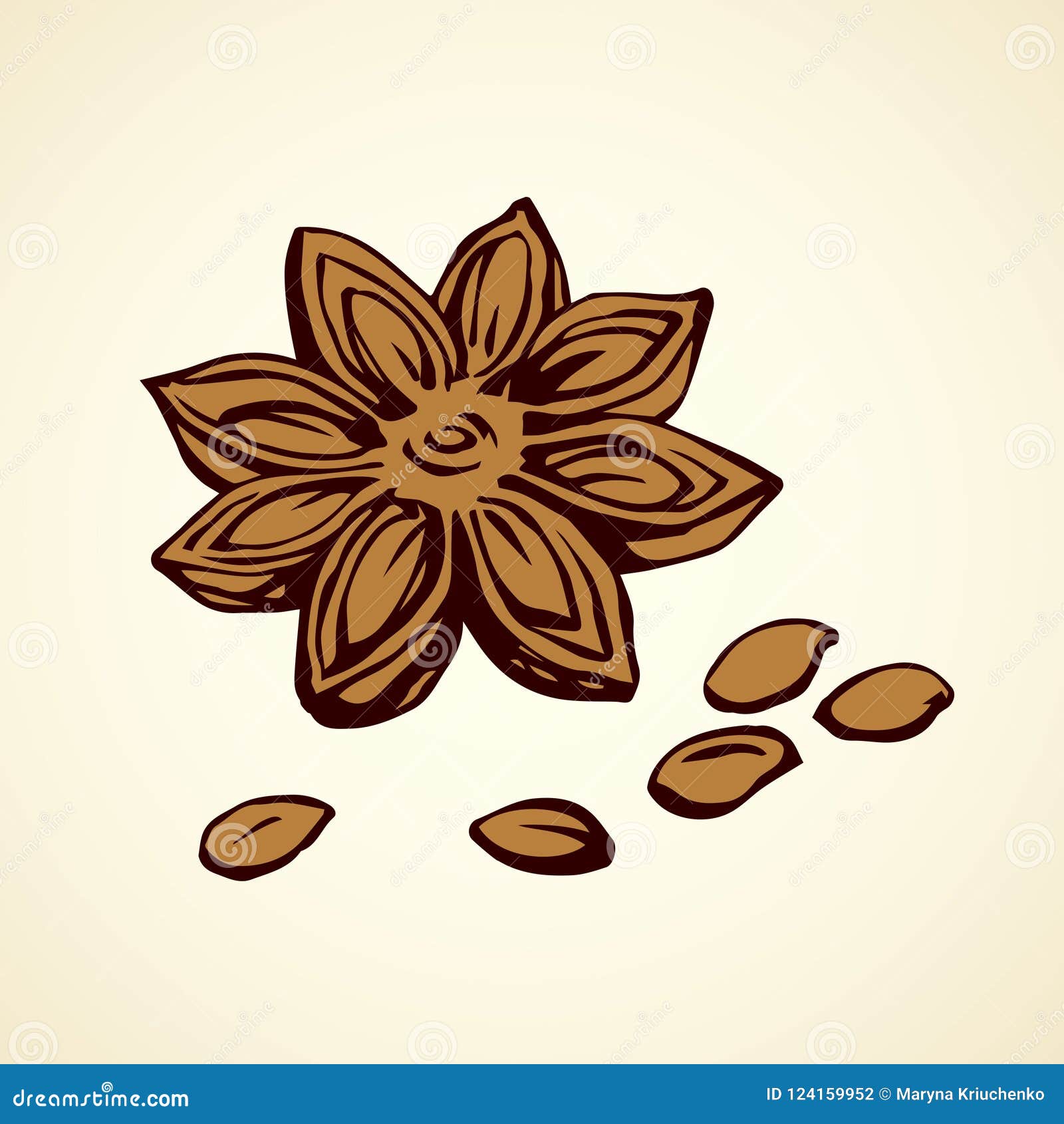 Anis Desenho do vetor ilustração do vetor. Ilustração de cartoon ...