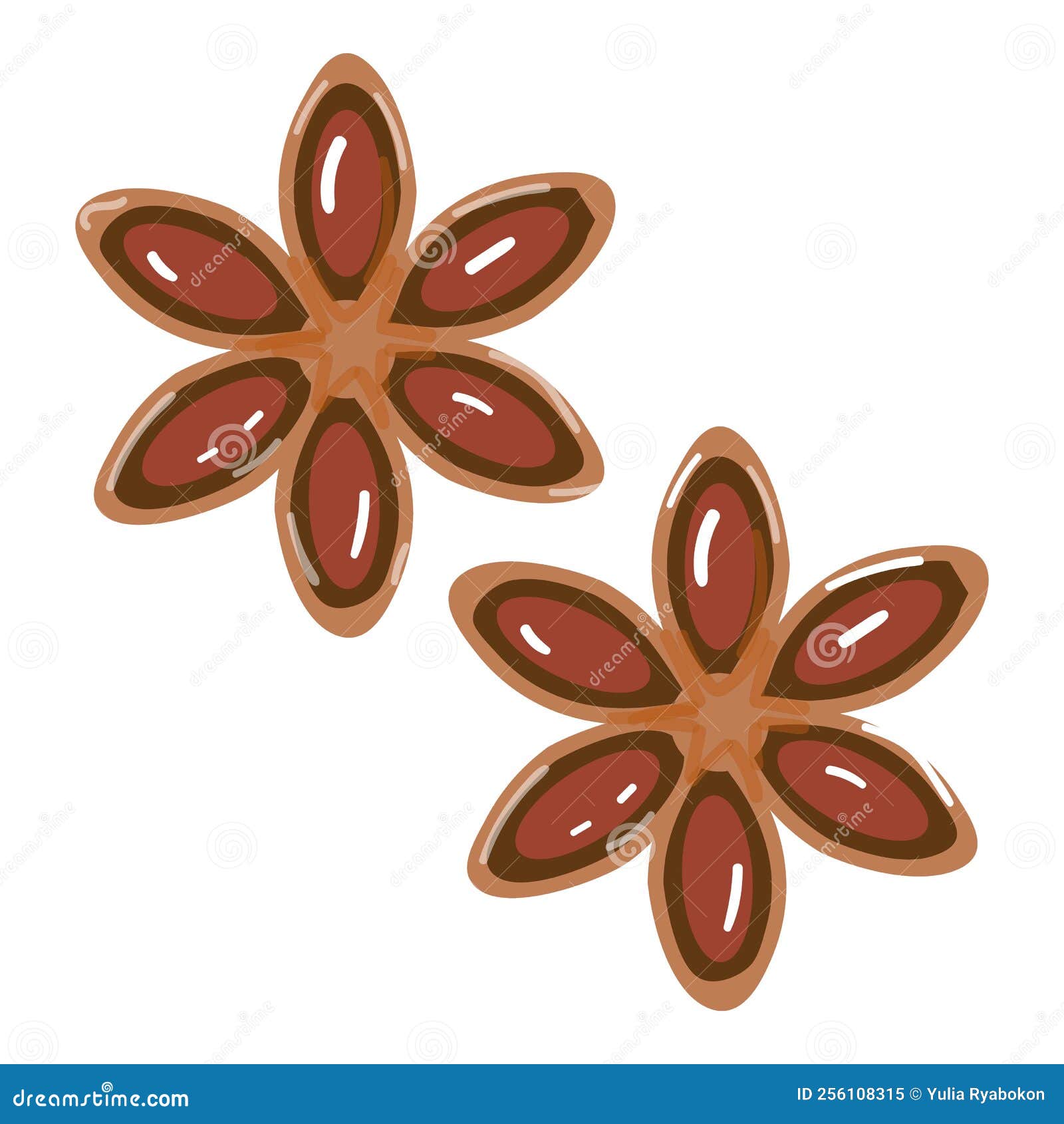 Anise Icon Cartoon Vector. Mulled Wine Stock Vector - Illustration of ...
