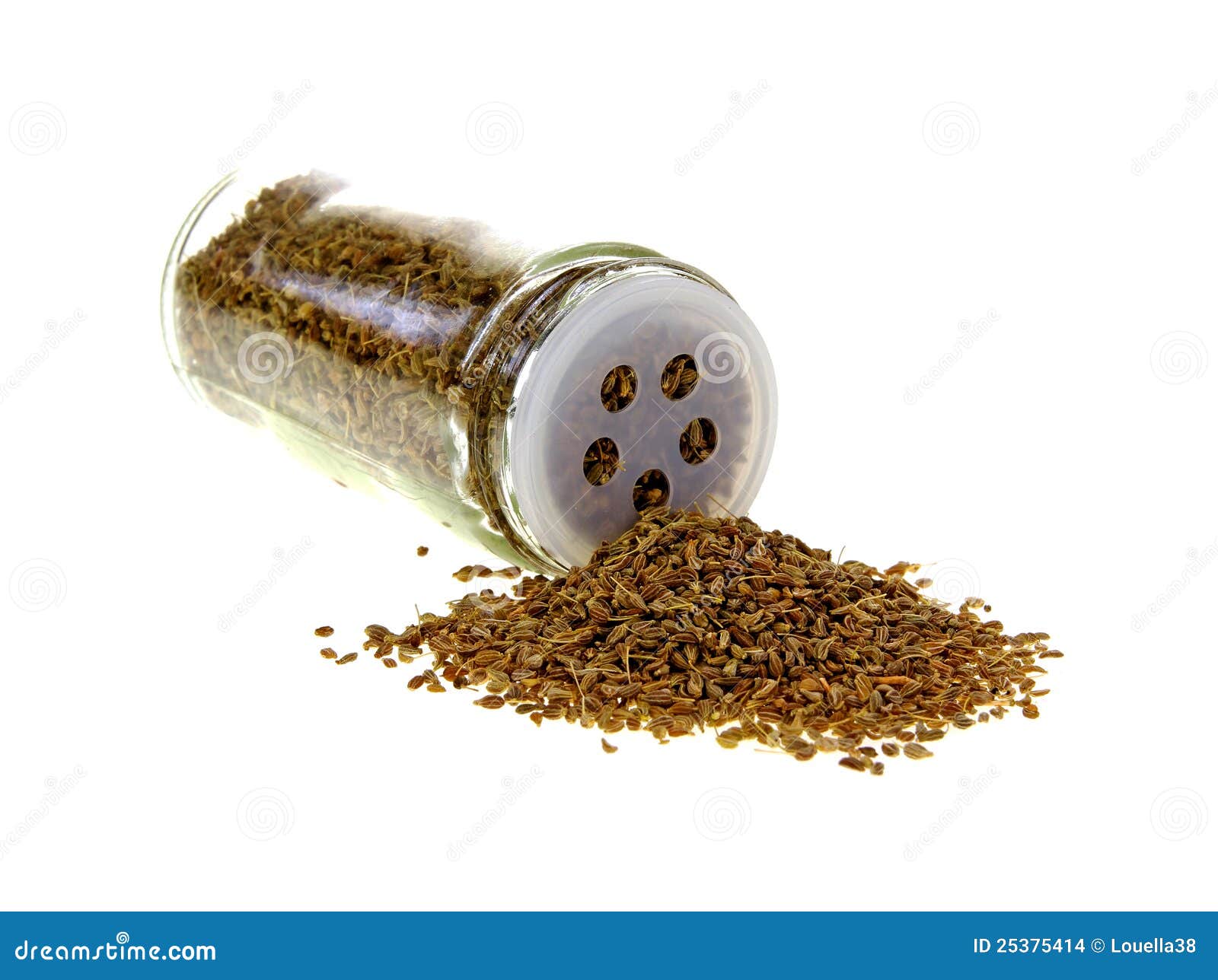 Anise Seed Spilling stock photo. Image of white, anise - 25375414
