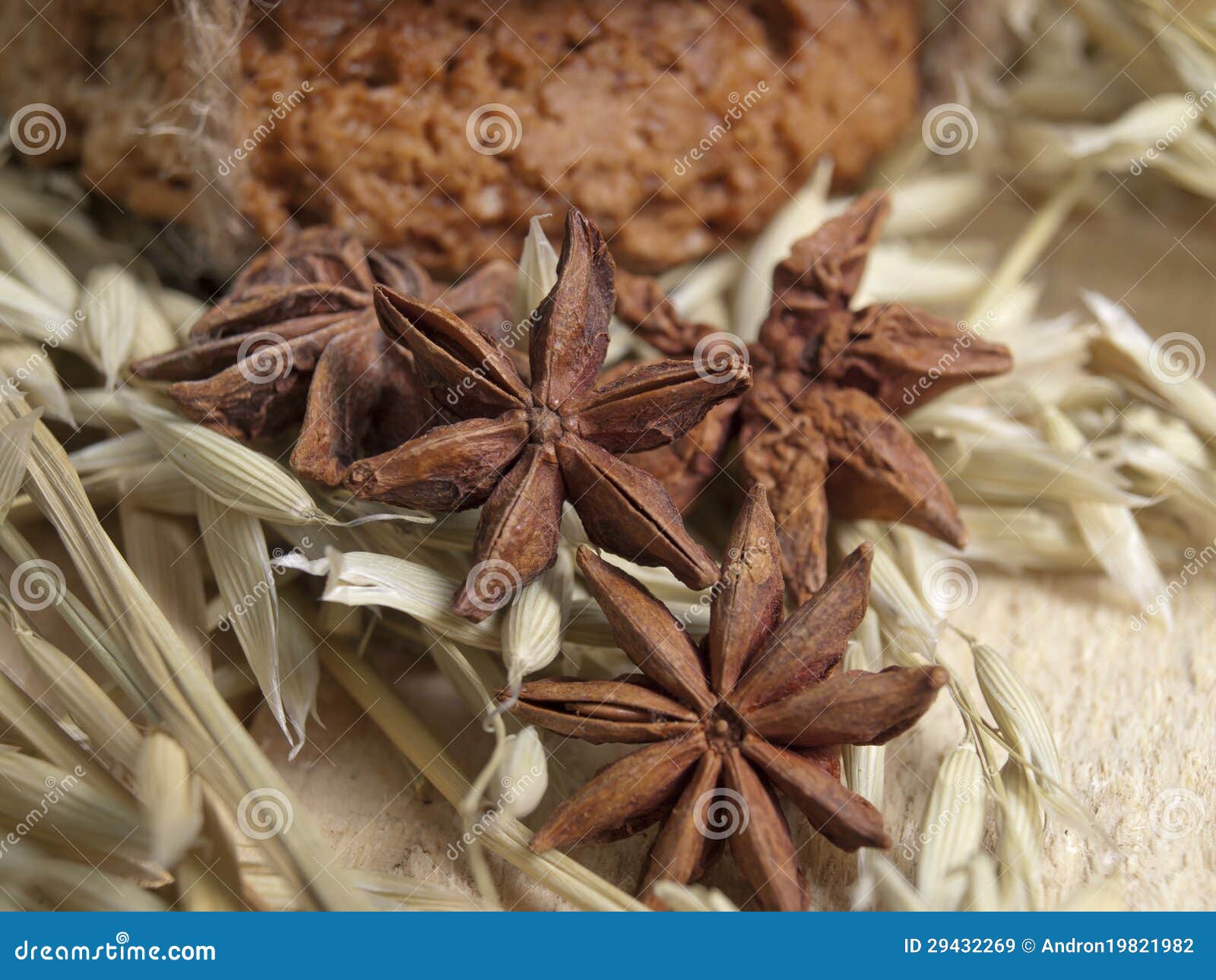 Anise-tree on a table stock image. Image of material - 29432269