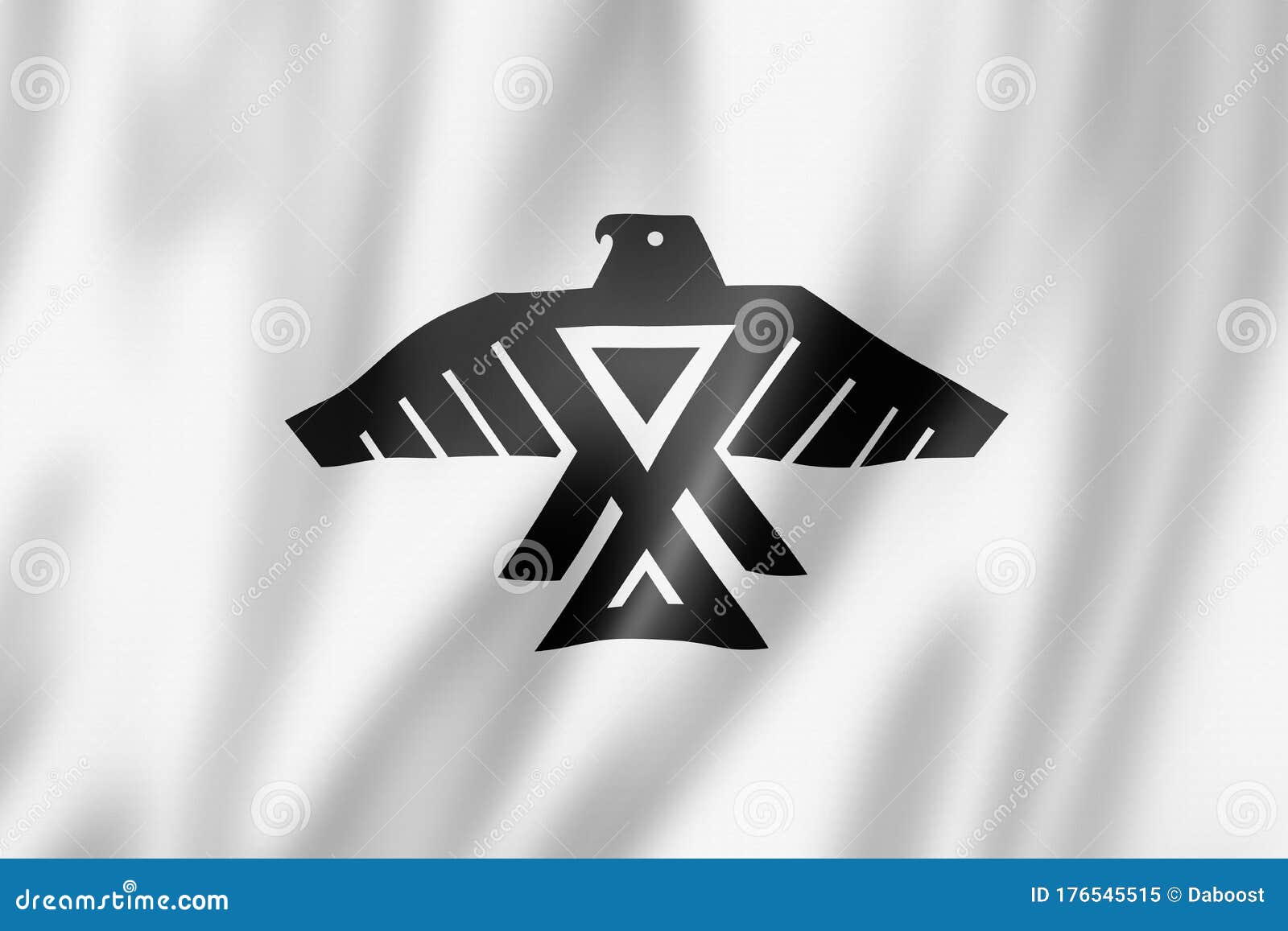 Anishinaabe People Ethnic Flag, Canada Stock Illustration ...