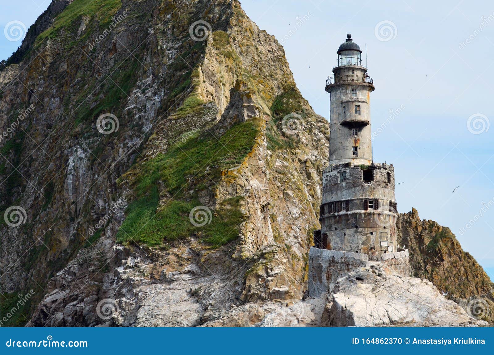 Lighthouse on the Edge of World Stock Photo - Image of places, aniva ...