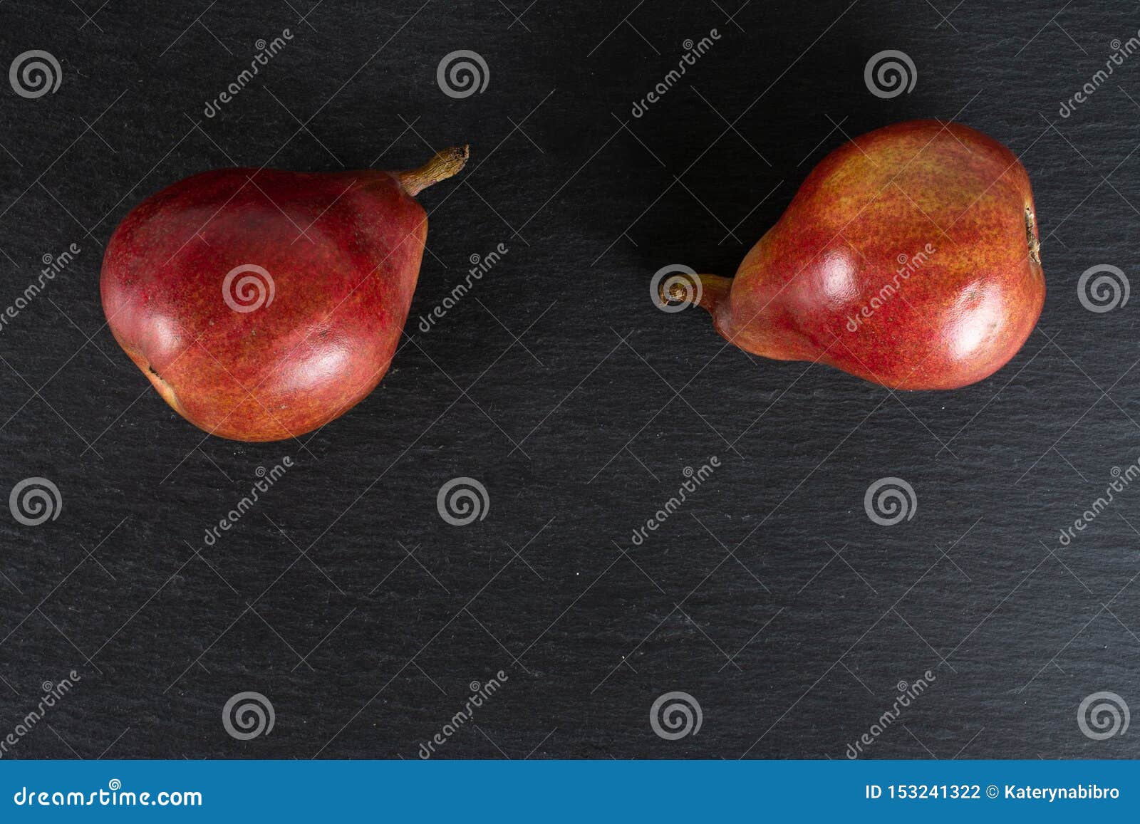 Anjou Red Pear on Grey Stone Stock Photo - Image of maroon, lenticels ...