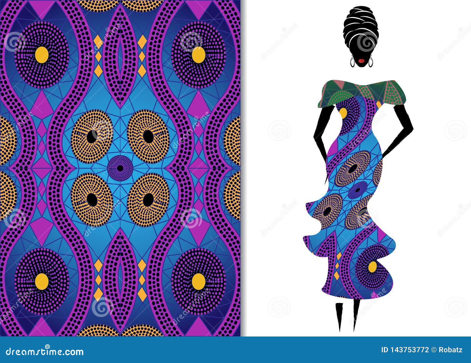 Ankara Clothing Woman, African Print Fabric, Ethnic Handmade Ornament ...