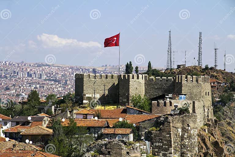 Ankara Castle stock image. Image of fortification, antique - 27512327