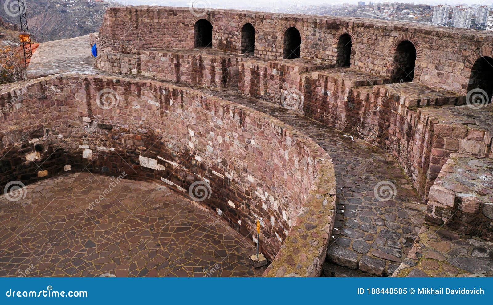 Ankara Castle, Ankara Capital City of Turkey. Stock Image - Image of ...