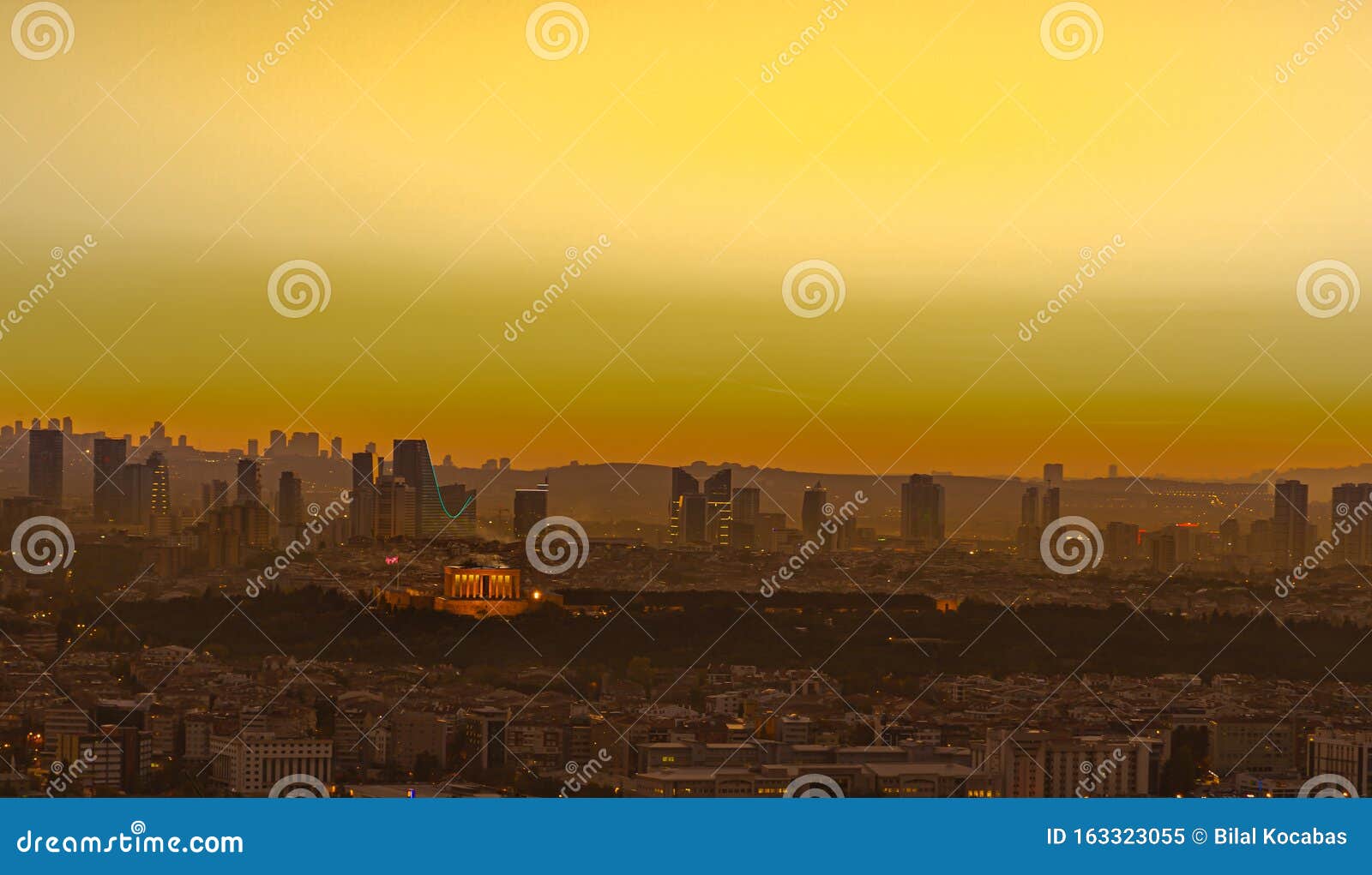 From Ankara Castle Ankara Landscape with Far View of Skyscraper in a ...