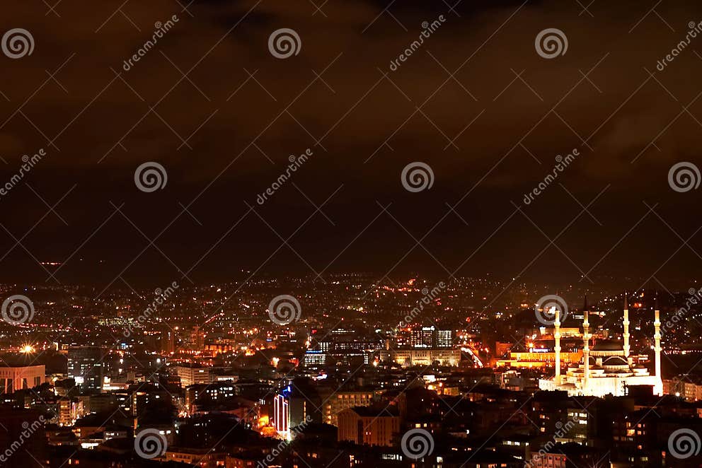 Ankara nights stock photo. Image of light, urban, town - 766894