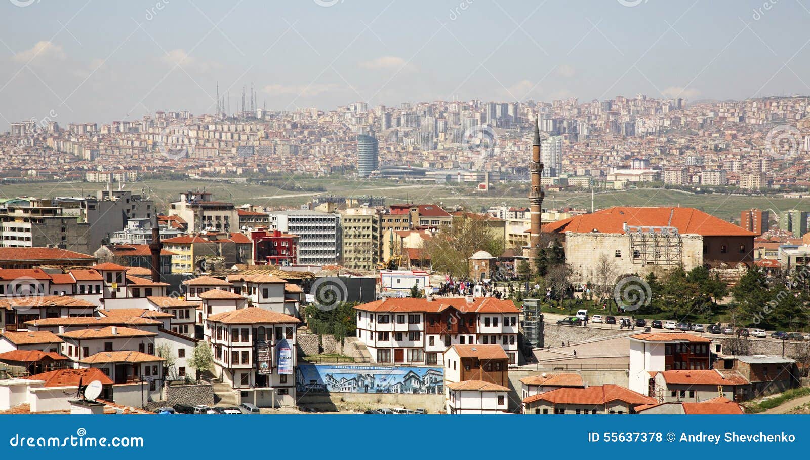 Ankara Town. Panoramic View Editorial Stock Photo - Image of panoramic ...