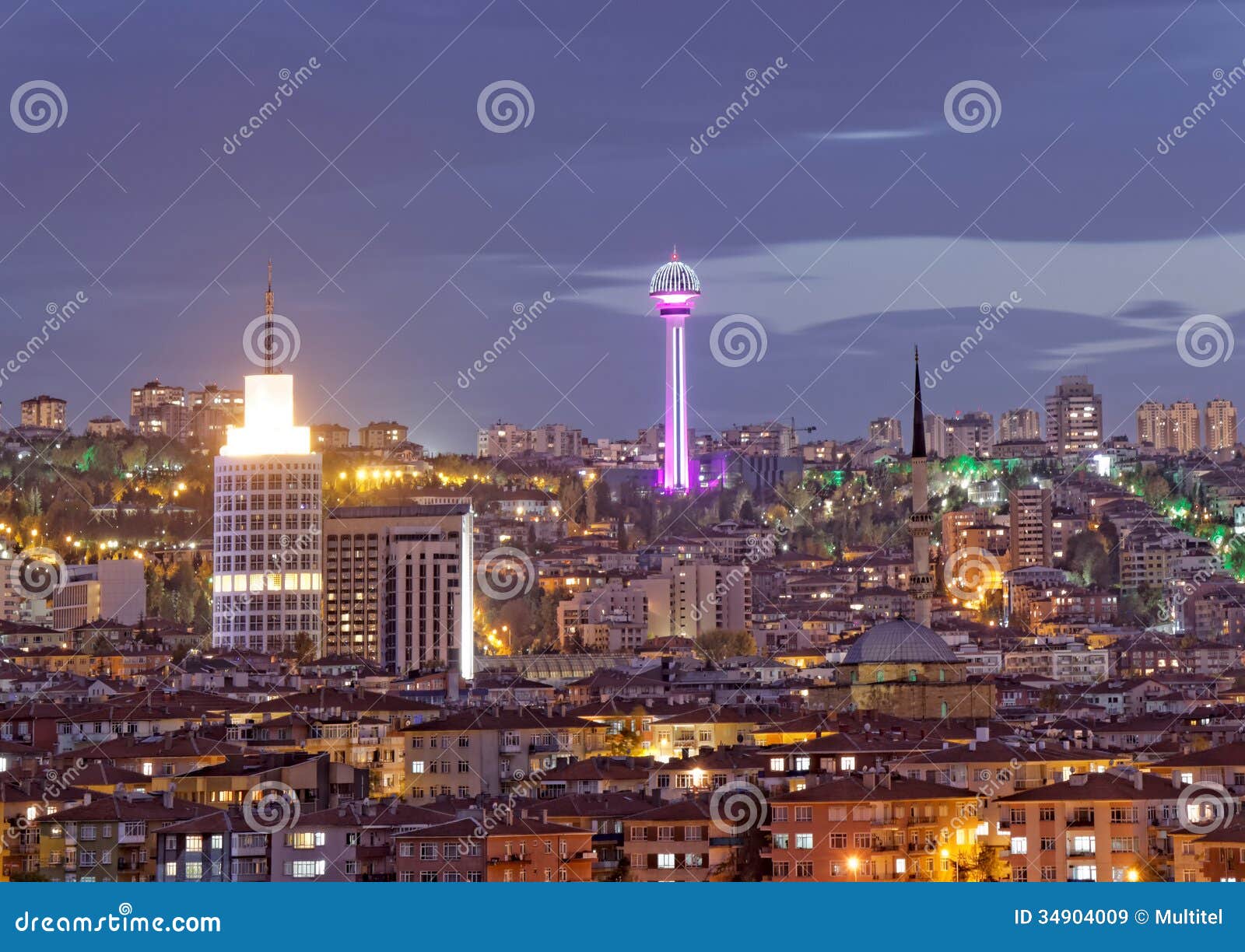 ANKARA, TURKEY - ATA Tower editorial stock image. Image of misery ...