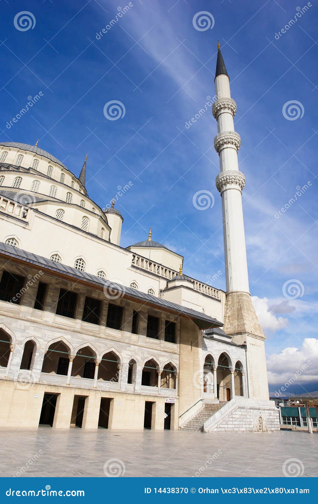 Ankara, Turkey, Kocatepe Mosque Stock Photo - Image of design, outdoor ...