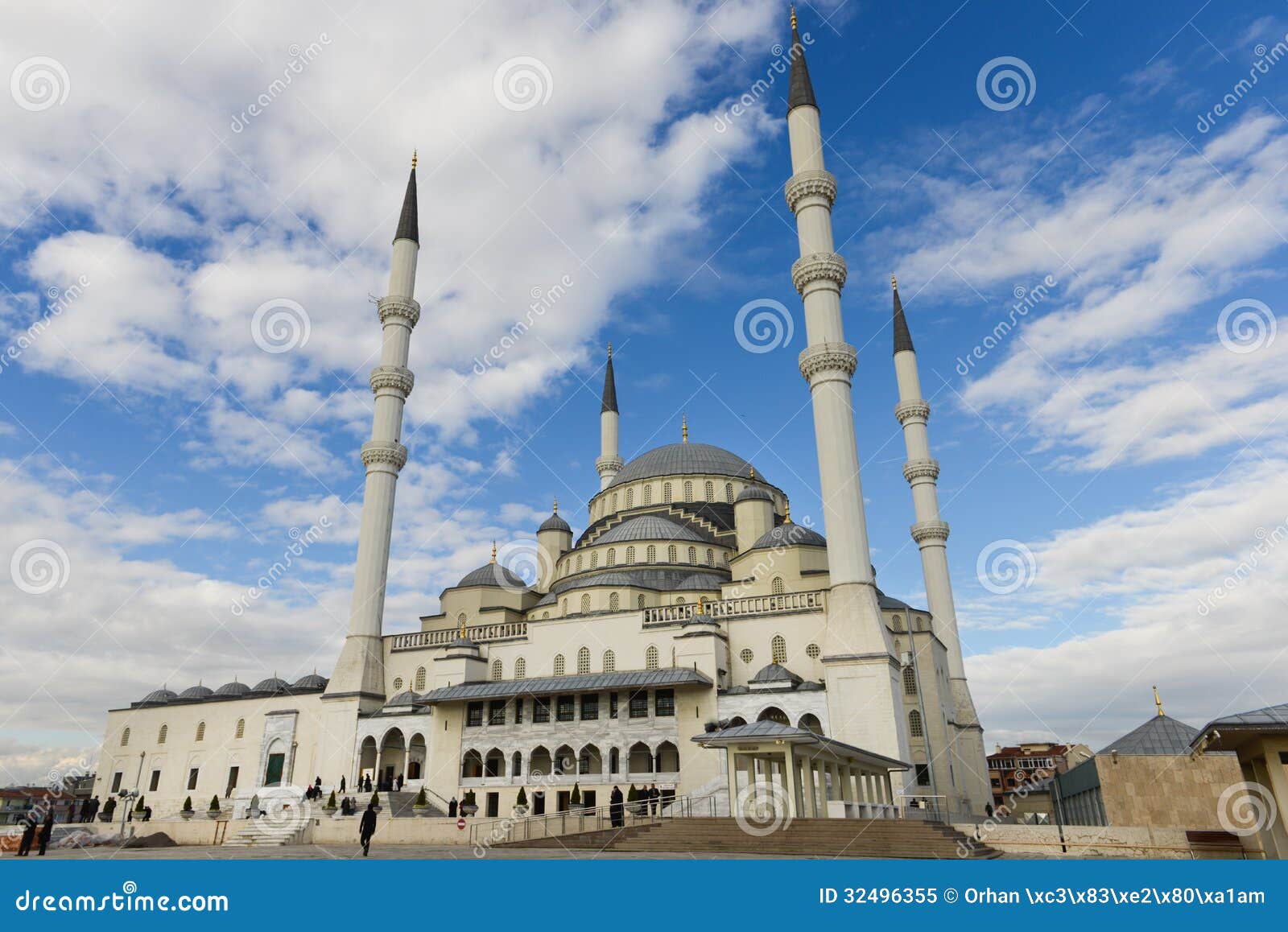 Ankara, Turkije, Kocatepe-Moskee Stock Afbeelding - Image of islam ...