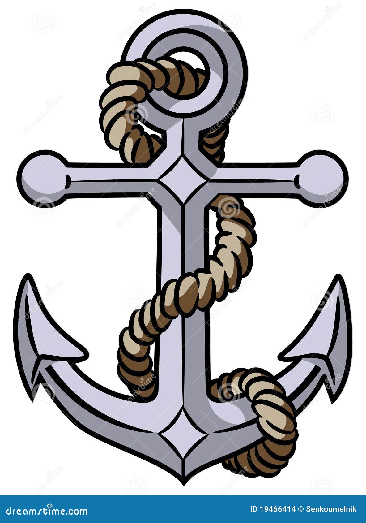 Ankare vektor illustrationer. Illustration av tappning - 19466414