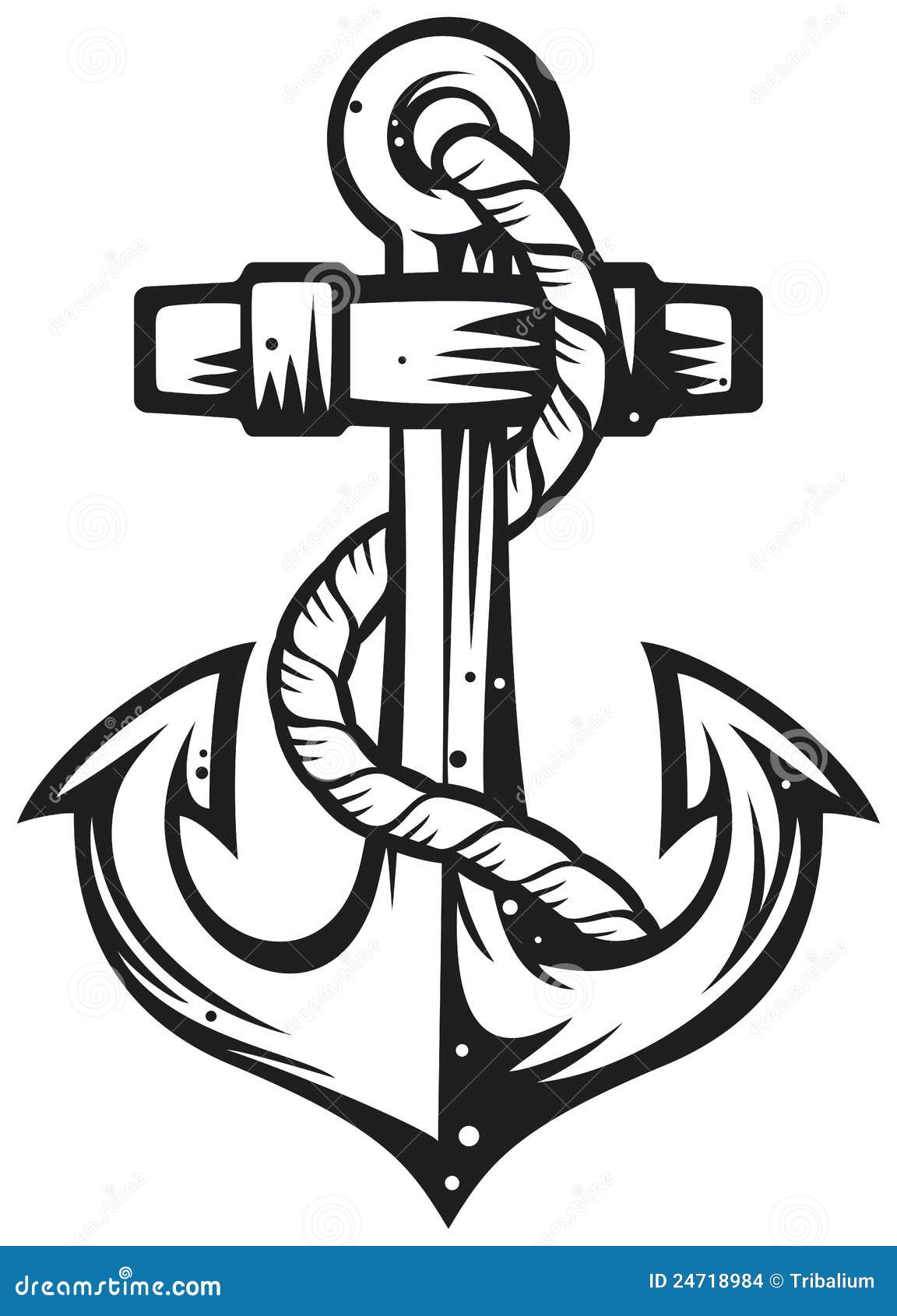 Ankare vektor illustrationer. Illustration av säkert - 24718984