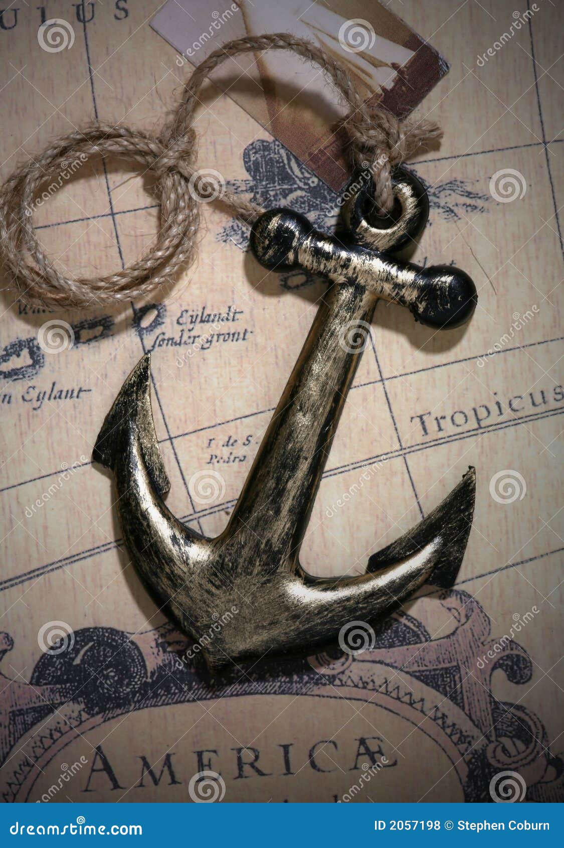 Anker stock foto. Image of schip, metaal, kust, anker - 2057198