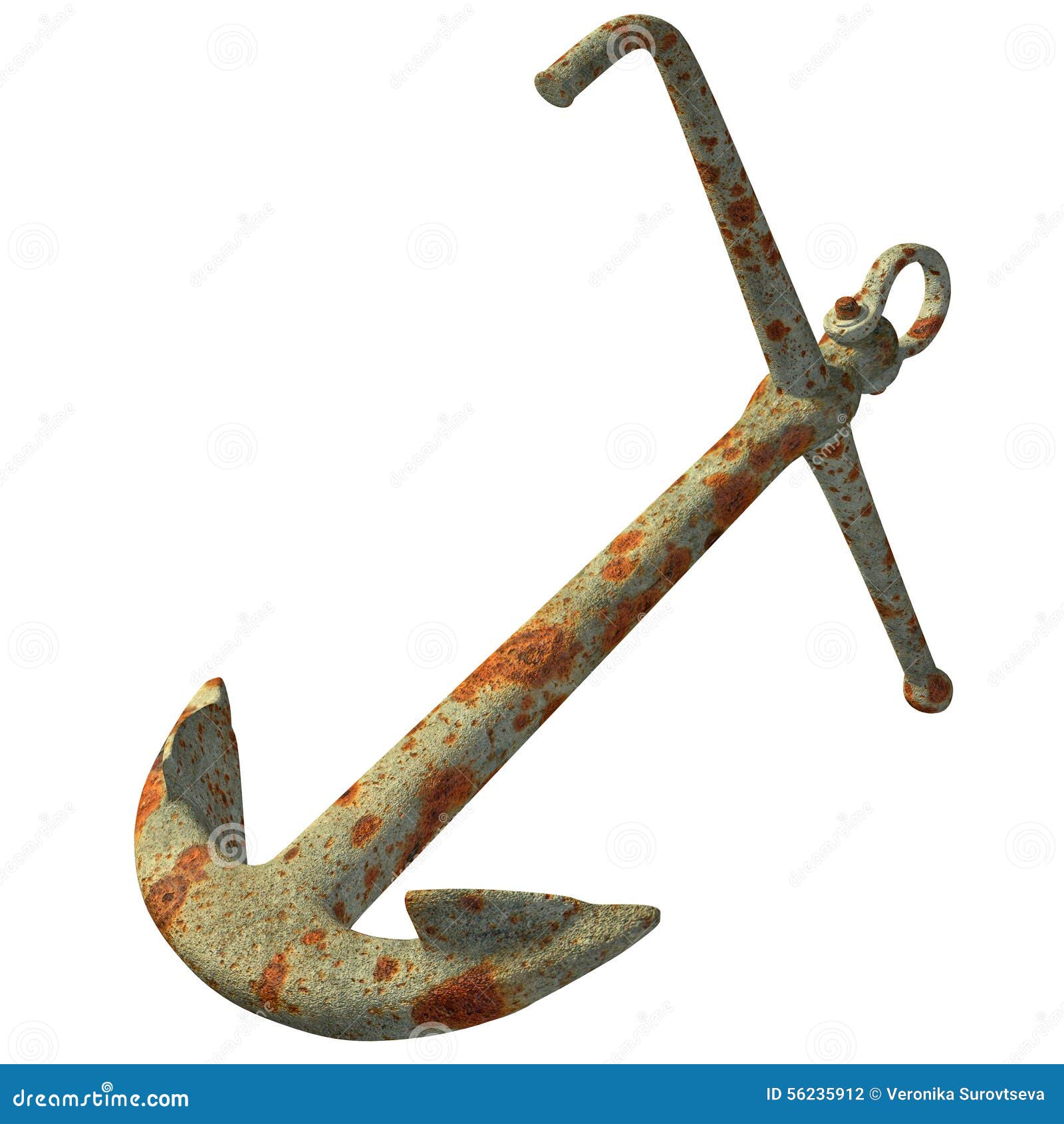 Anker stock abbildung. Illustration von küste, blau, hintergrund - 56235912