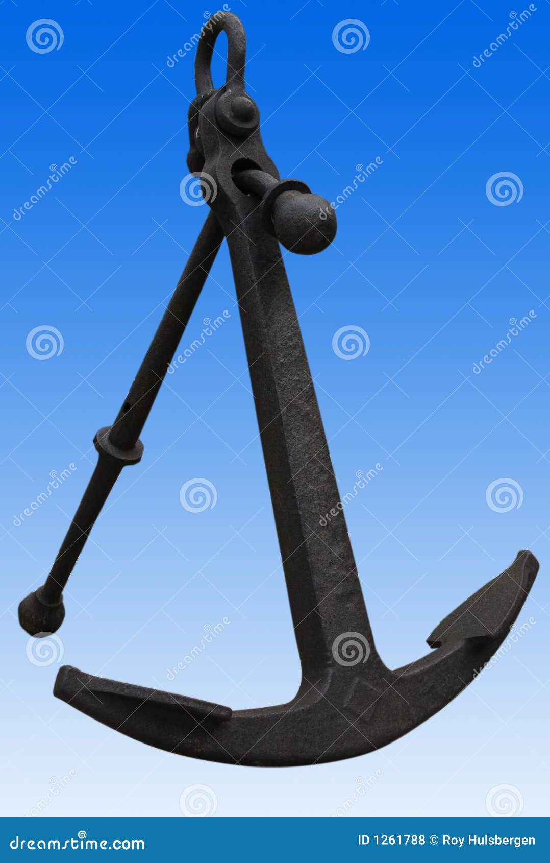 Anker +cut stockfoto. Bild von lieferung, gewicht, metall - 1261788