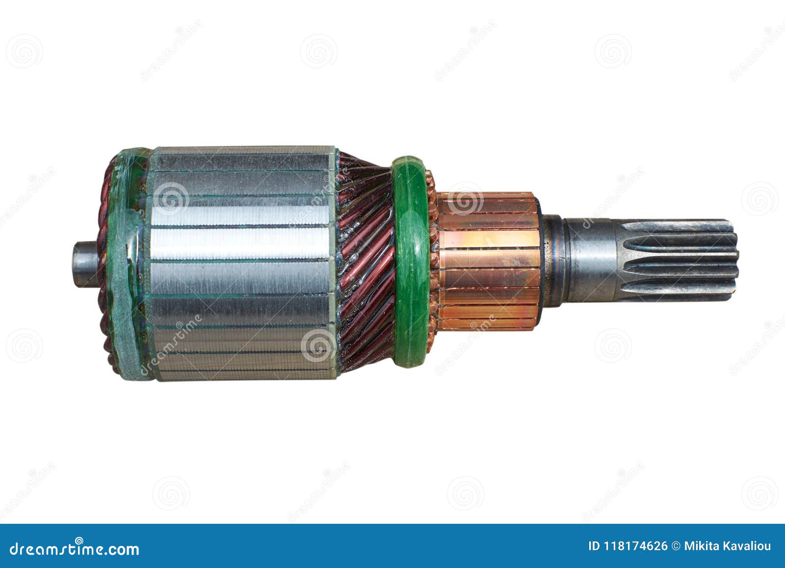 Anker Van De Elektrische Motor Stock Foto - Image of huidig, generator ...