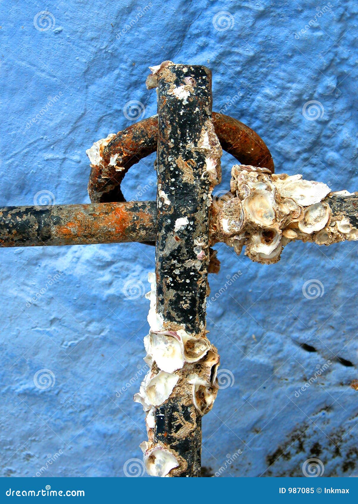 Ankerkreuz stockbild. Bild von kreuz, konzept, anker, religion - 987085