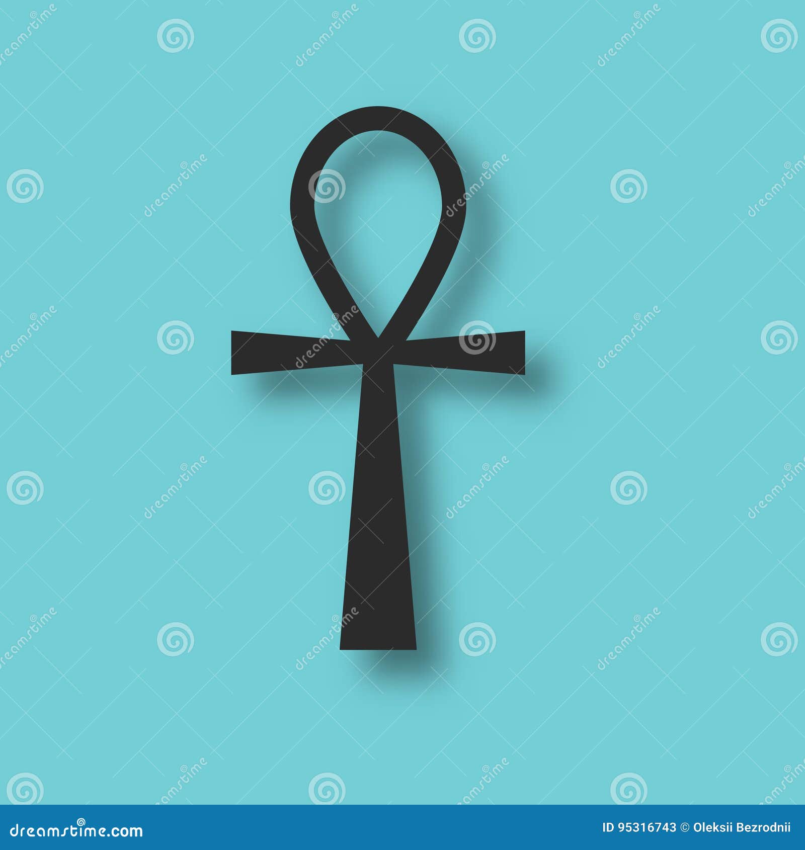 Ankh Ancient Egypt Symbol Vector Stock Vector - Illustration of ...