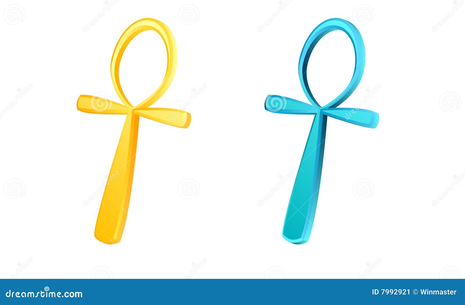 Ankh the Egyptian Original Symbol Stock Vector - Illustration of ...