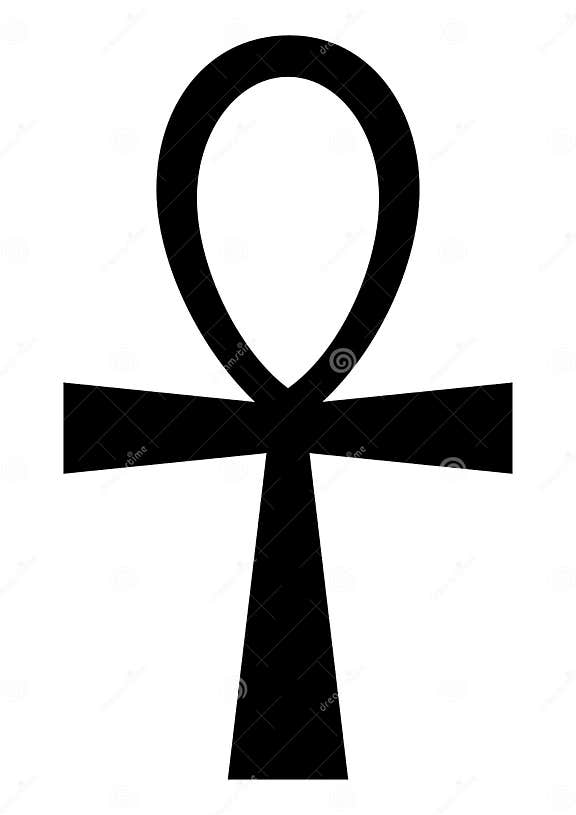 Ankh life symbol (vector) stock vector. Illustration of cross - 2983450