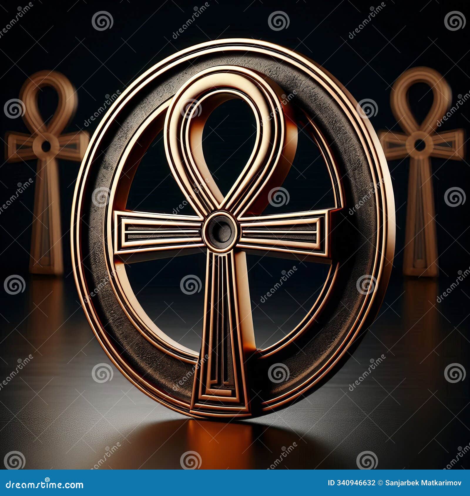 Ankh Symbol an Ankh Symbol with a Cross Shape a Bold Design and Stock ...