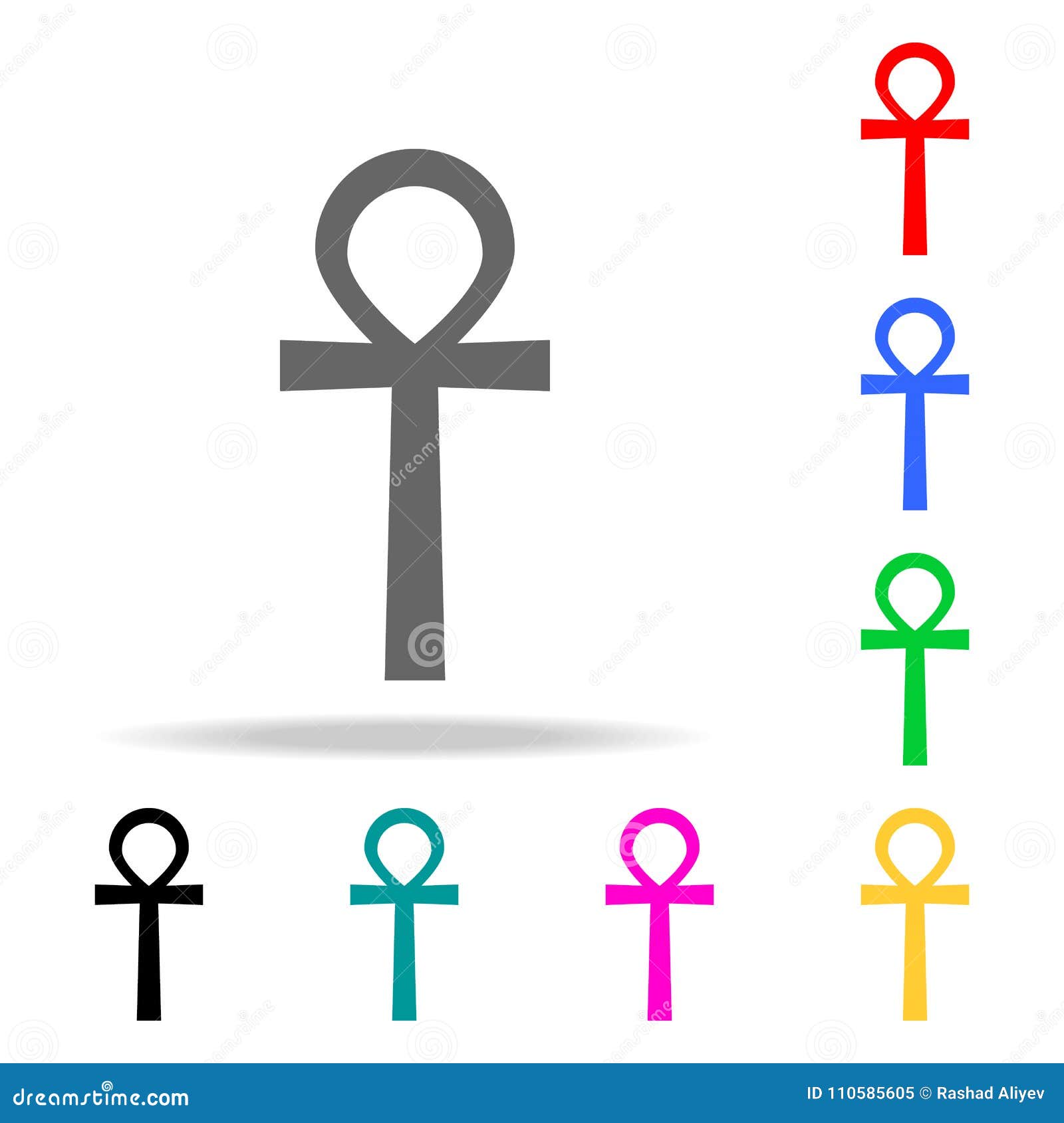 Ankh Symbol Egyptian Word For Life Symbol Of Immortality Icon