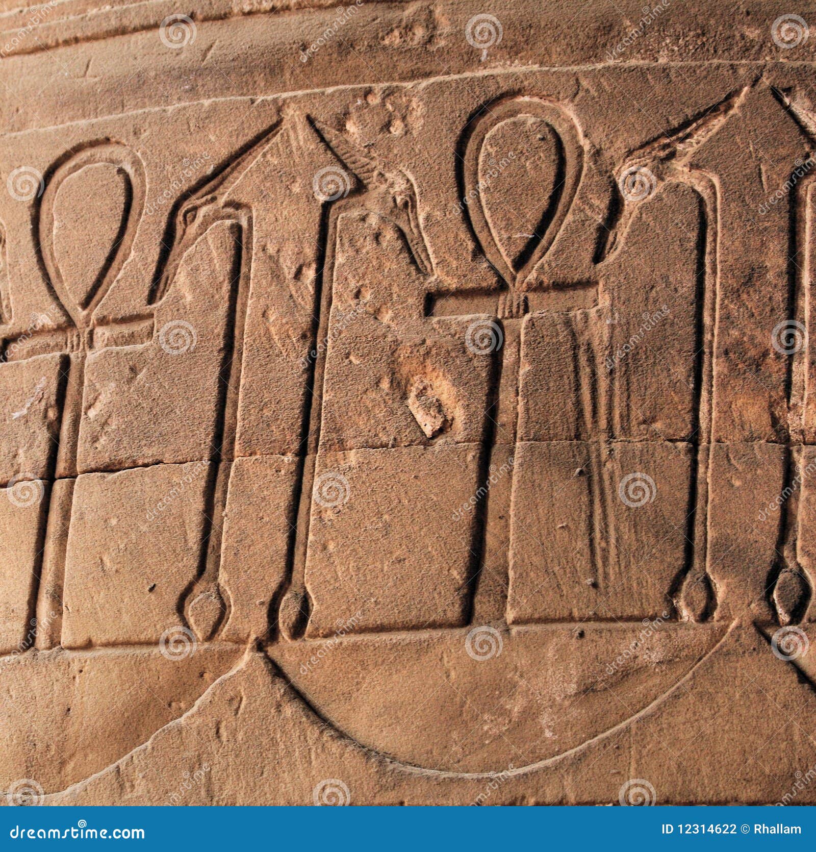 Ankh Symbol Hieroglyph Stock Photography - Image: 12314622