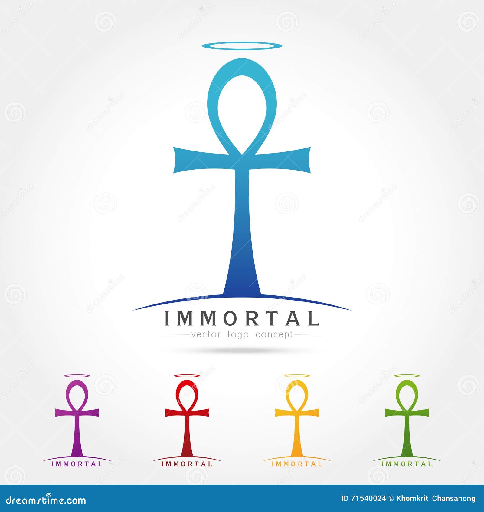 Ankh Symbol Vector Illustration Stock Vector - Illustration of ankh ...