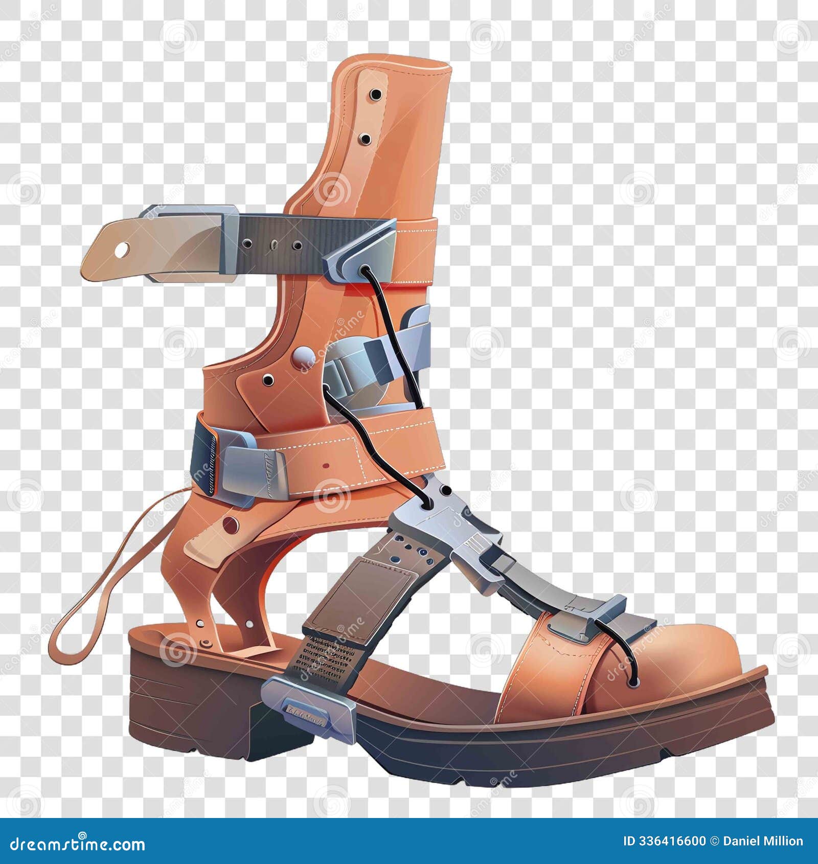 Ankle Braces Transparent Background Realistic Element Stock Photography ...