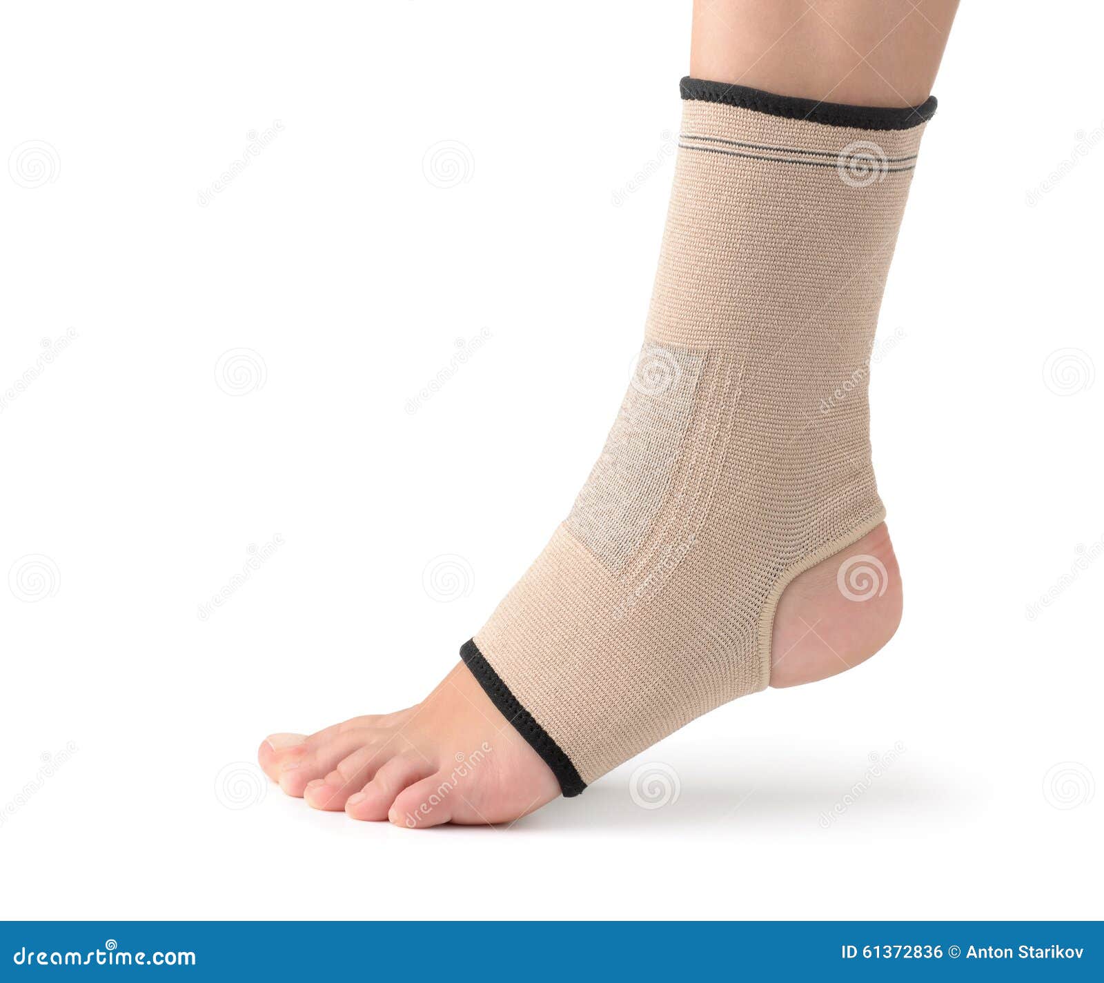 Ankle support stock photo. Image of brace, orthosis, caucasian - 61372836