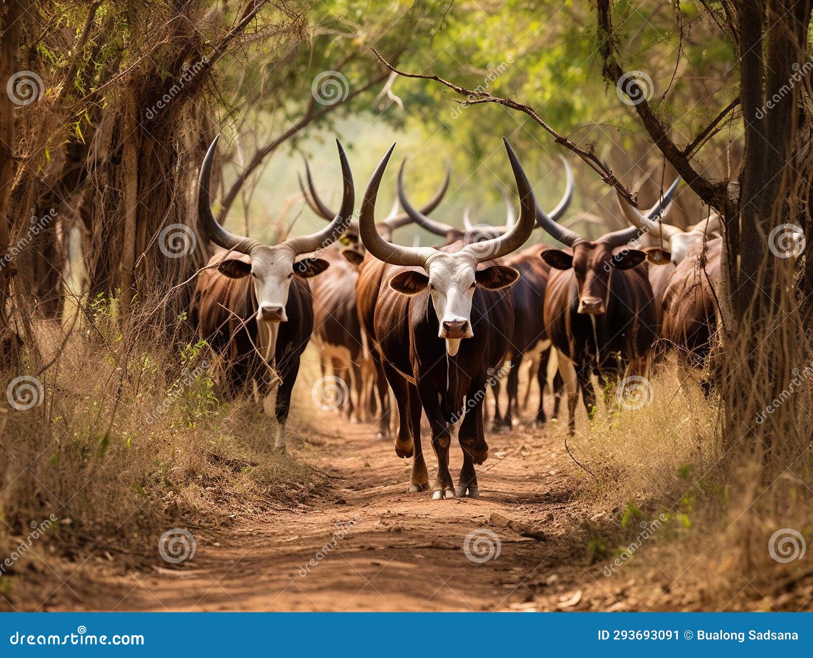 Ankole Cattle Royalty-Free Cartoon | CartoonDealer.com #293693090