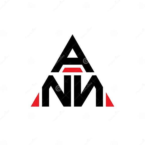 ANN Triangle Letter Logo Design with Triangle Shape. ANN Triangle Logo ...