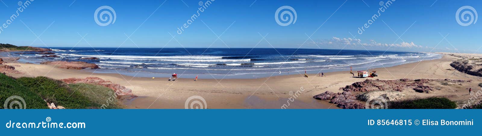 Anna Bay beach, Australia stock image. Image of panorama - 85646815