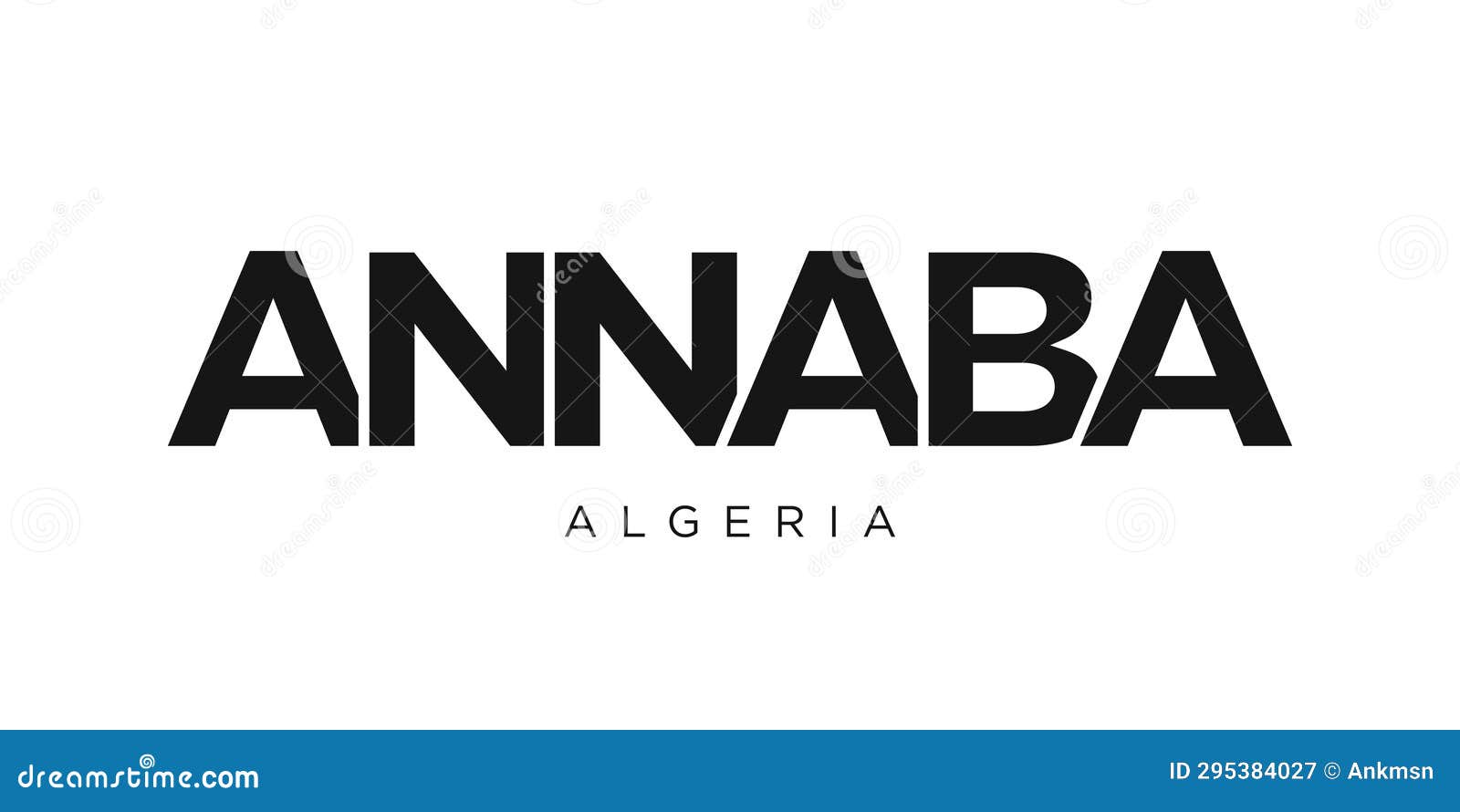 Annaba in the Algeria Emblem. the Design Features a Geometric Style ...