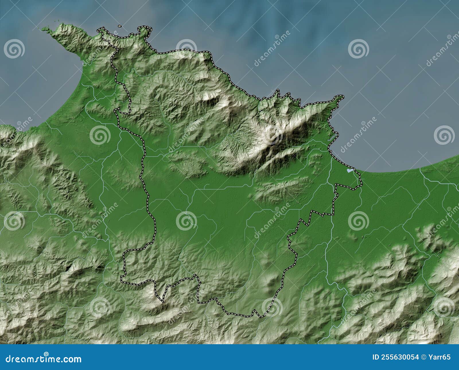 Annaba, Algeria. Wiki. No Legend Stock Photo - Image of outline, beni ...