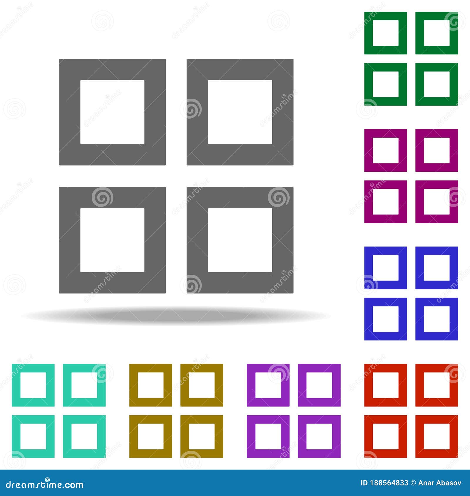 Annexes Icon. Elements of Web in Multi Color Style Icons Stock ...