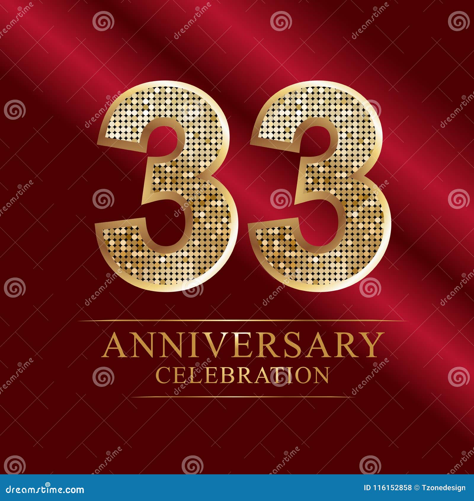Anniversary Celebration Logotype.33rd Anniversary Logo.disco Numbers ...