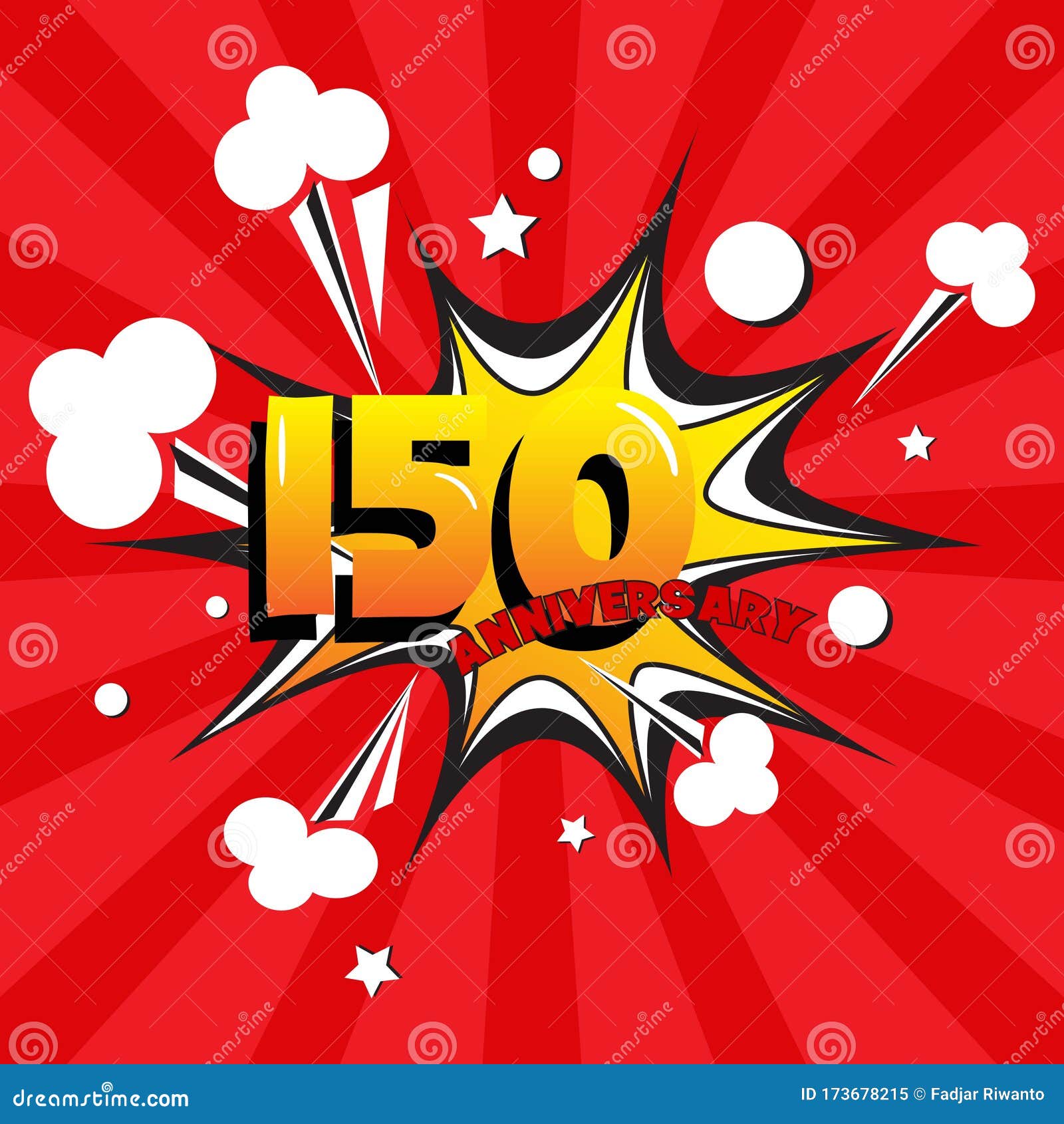 150 Anniversary Celebration Vector Concept Design Template Illustration ...