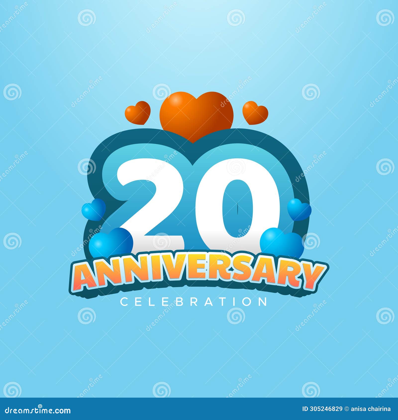 Anniversary Fun Number Vector Design Collection Stock Vector ...