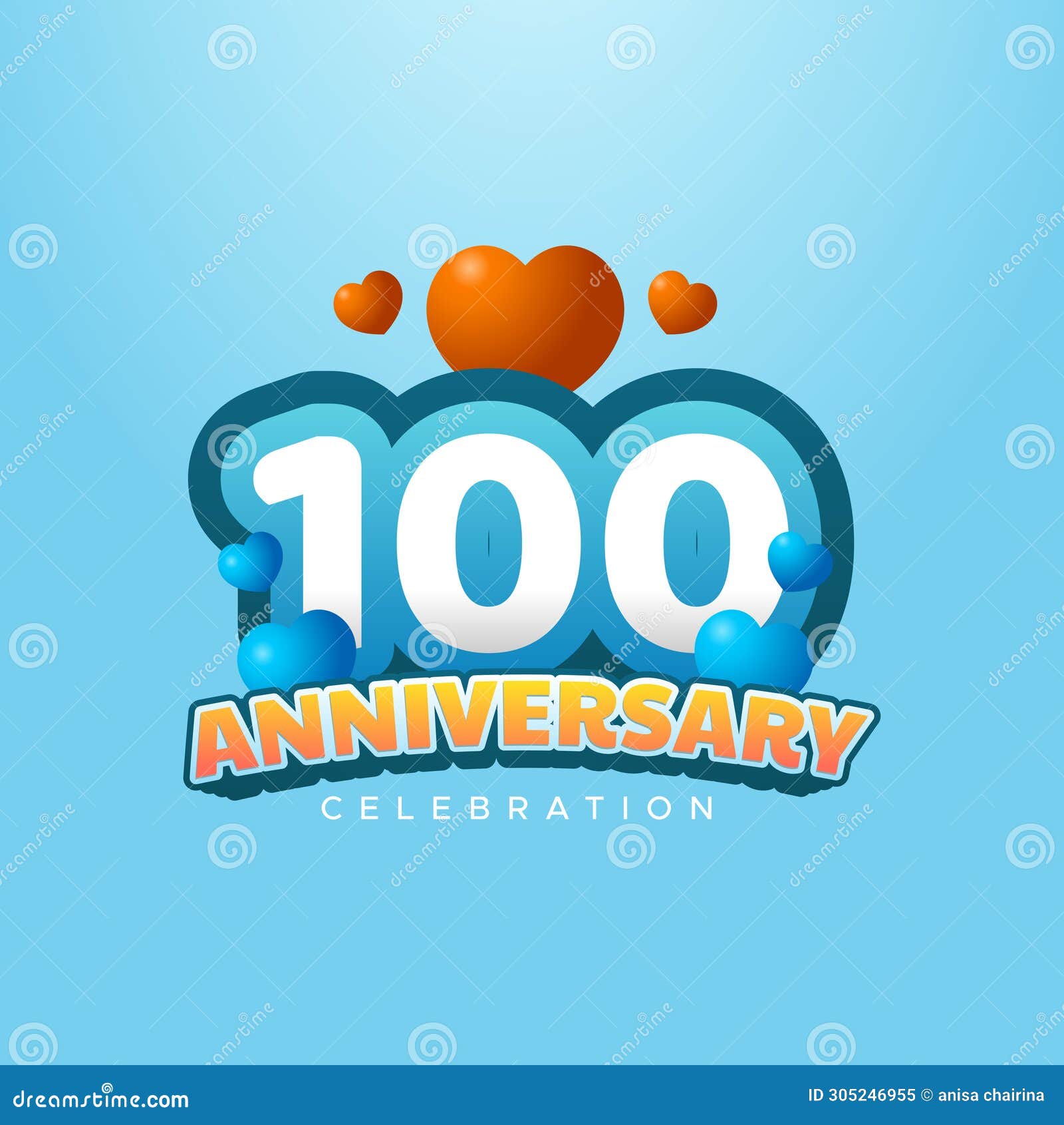 Anniversary Fun Number Vector Design Collection Stock Vector ...